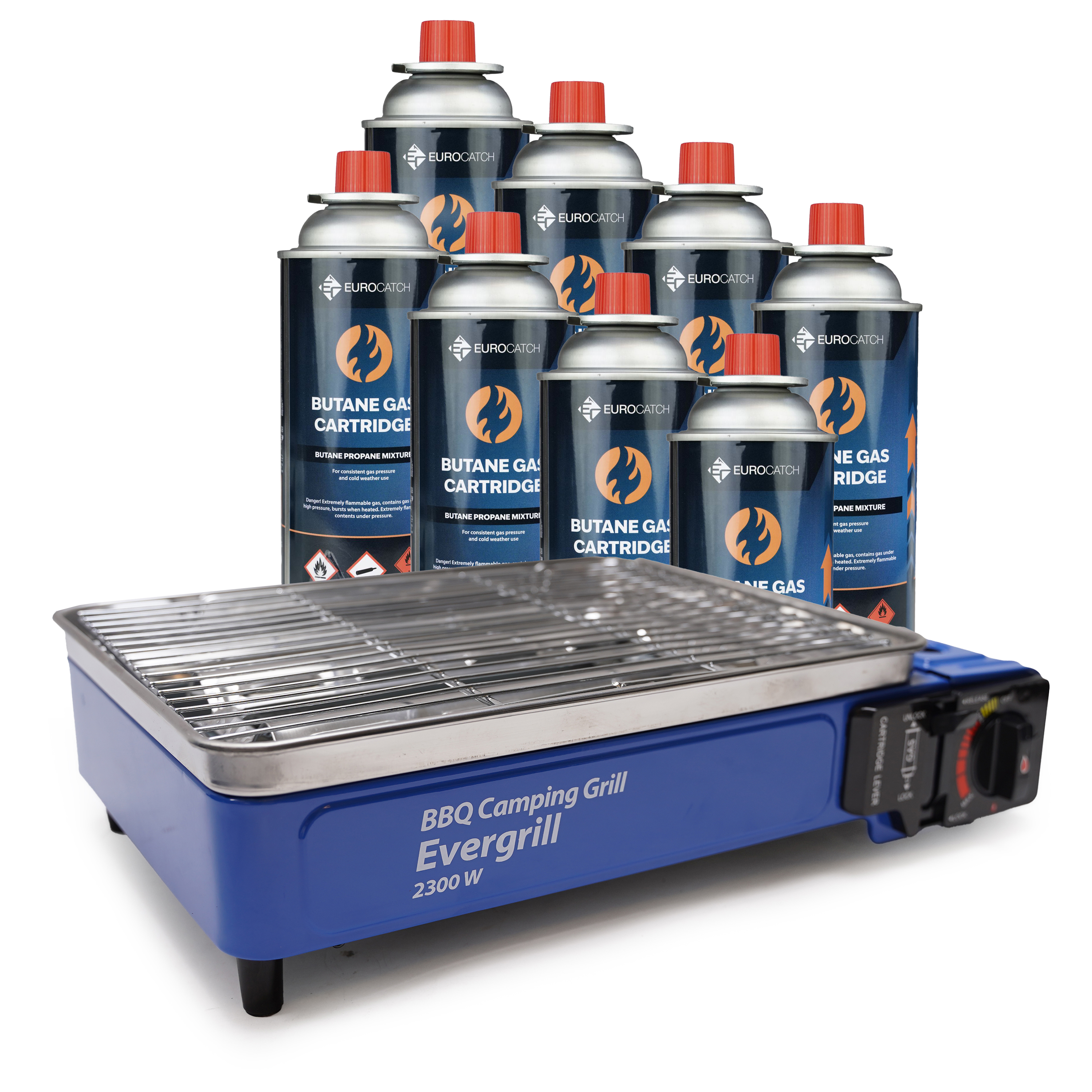 Eurocatch Butaangas Camping Grill Evergrill - Gas Barbecue - Camping ...