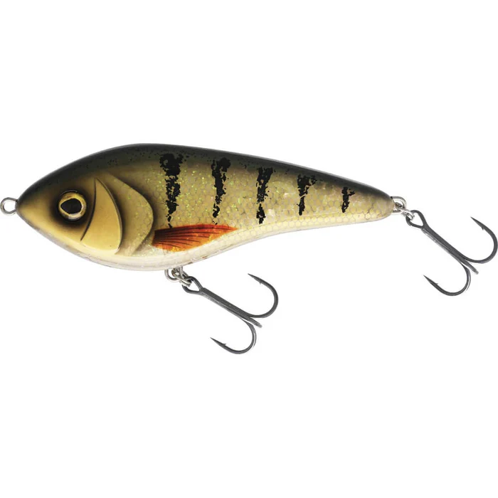 Westin Swim Glidebait - 10cm - 31g - Low Floating - 3D Amber Perch ...